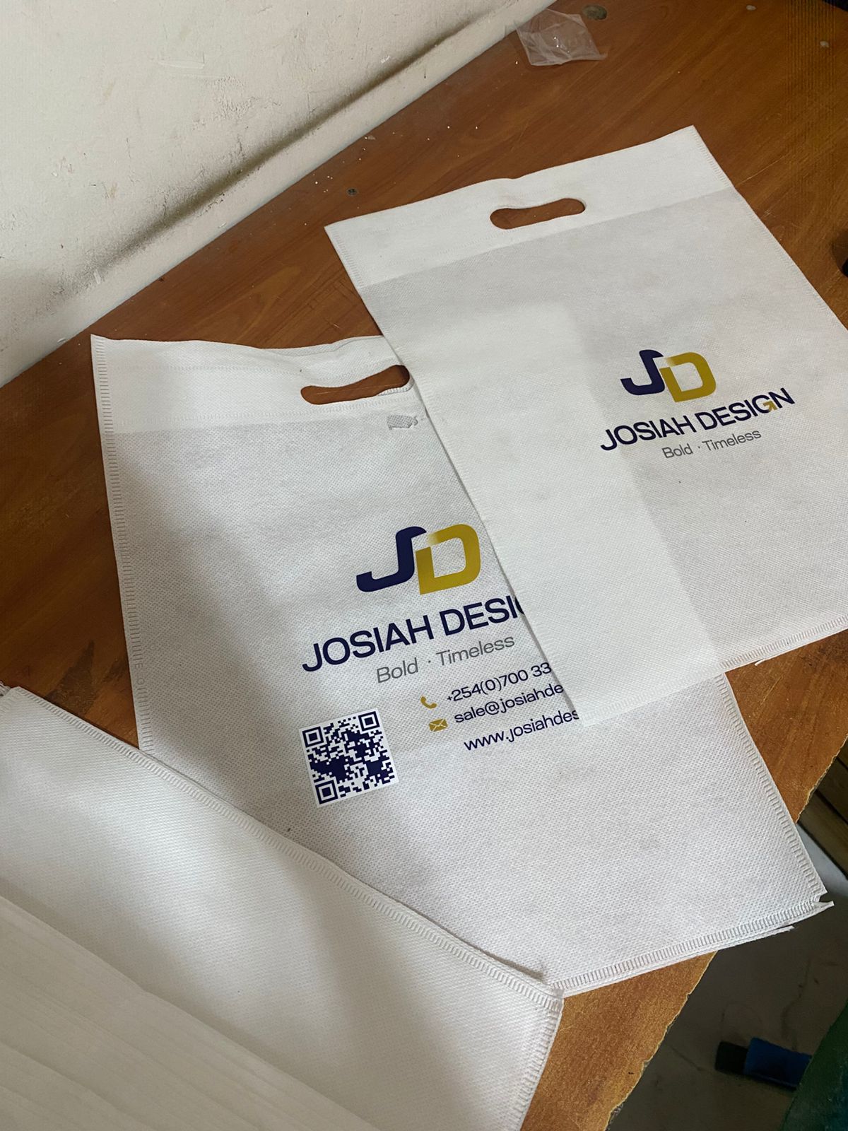 Custom Printed Carrier Bags & Uhuru Bags - Josiah Design